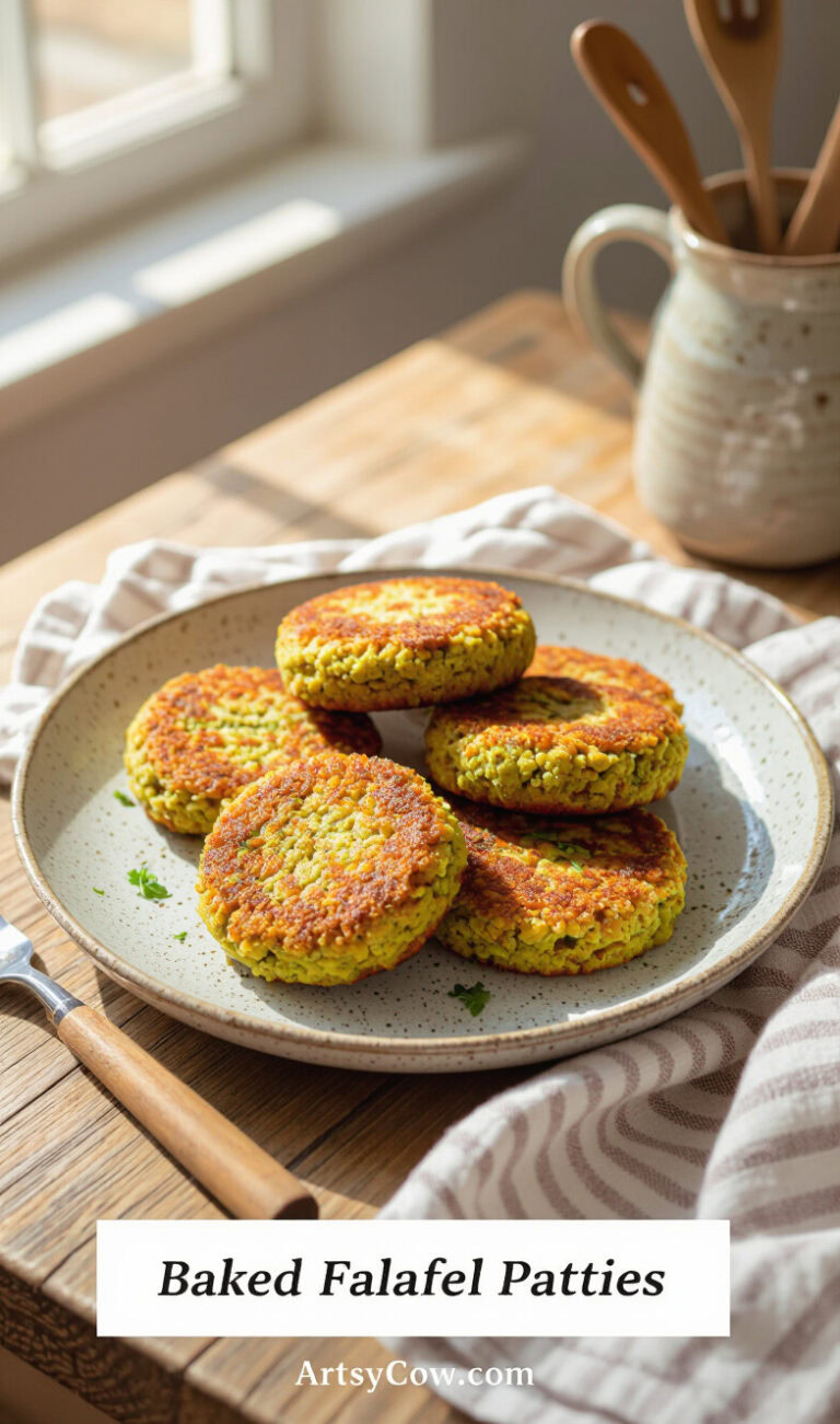 Baked Falafel Patties Recipe: Crispy Chickpea Heroes Without the Frying ...