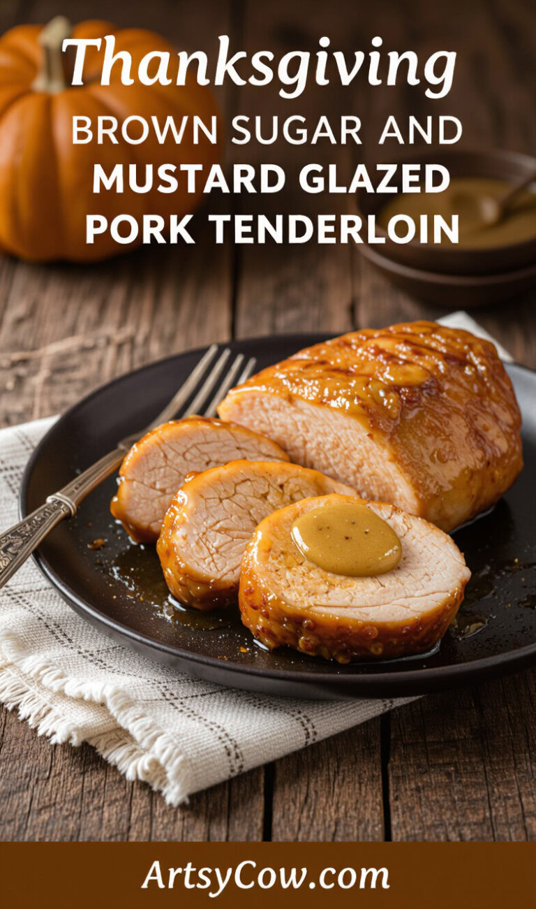 Thanksgiving Brown Sugar and Mustard Glazed Pork Tenderloin Recipe That ...
