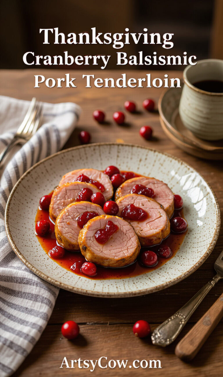 Cranberry Balsamic Pork Tenderloin: A Thanksgiving Main That’s Actually ...