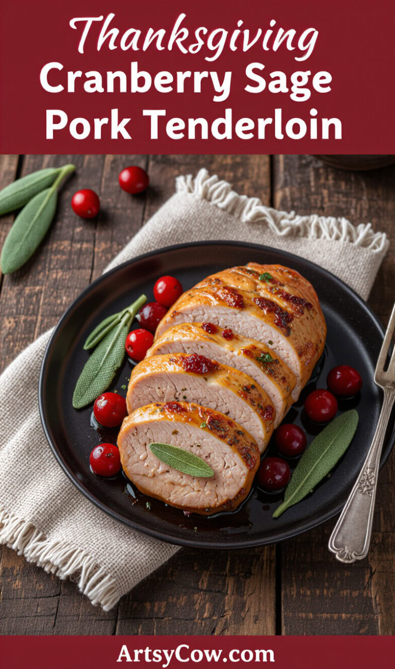 Thanksgiving Cranberry Sage Pork Tenderloin Recipe: Impress Your In ...